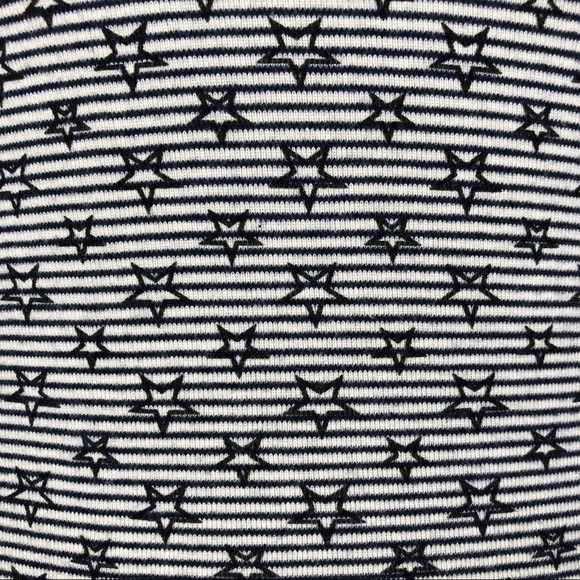 Tops | 34 Sleeve Stars Stripe Fitted Shirt | Poshmark